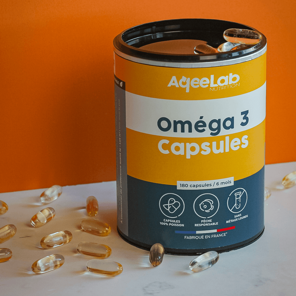 Omega 3 EPAX® - Huile de poisson 1000mg - TOTOX bas - Qualité AqeeLab