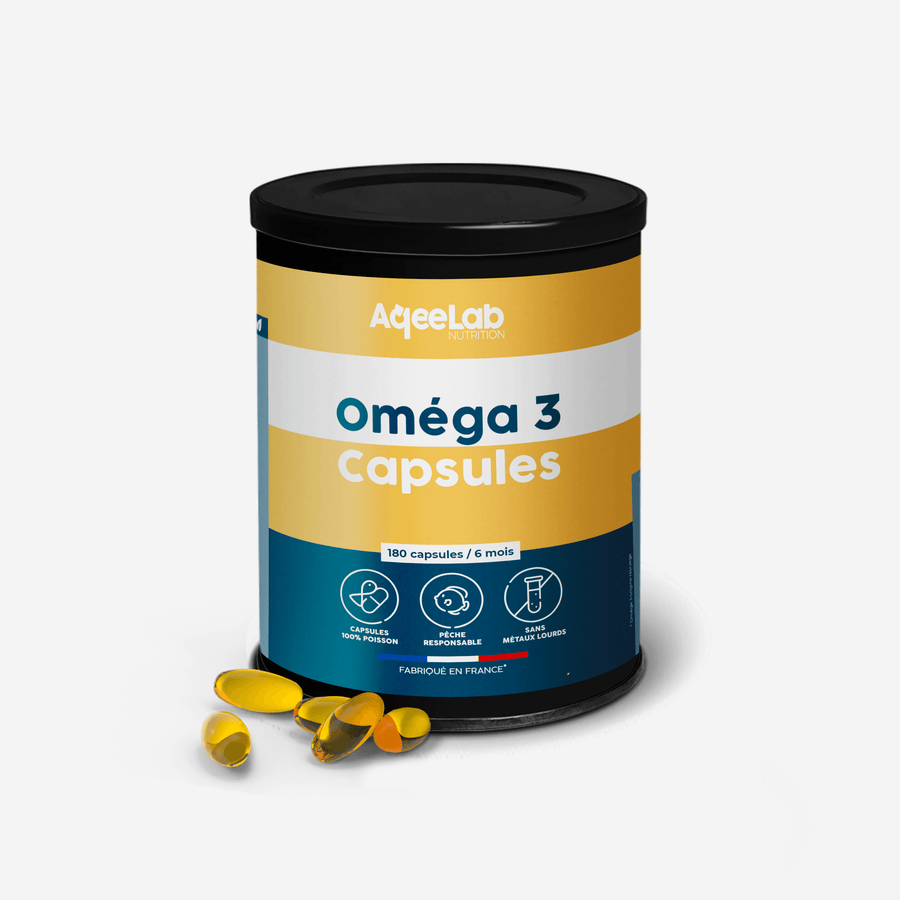 Omega 3 EPAX® - Huile de poisson 1000mg - TOTOX bas - Qualité AqeeLab