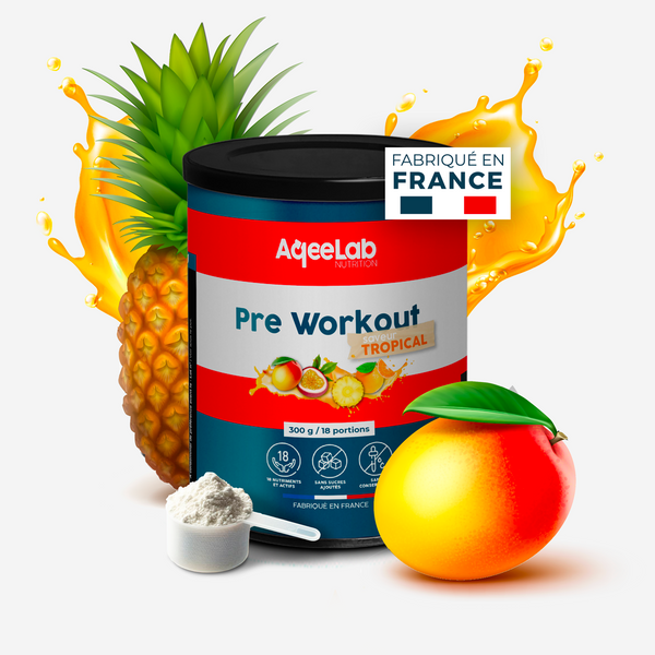 Pre Workout puissant - Energie & Récupération - Qualité AqeeLab